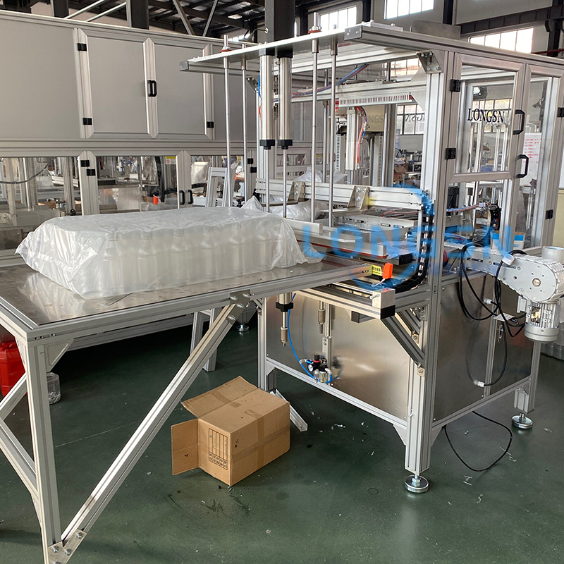Automatic Empty Plastic Pet Bottle Bagging Packaging Machine ...