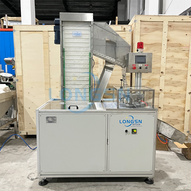 How's the plastic cap slitting machine working? - Longsn Machine